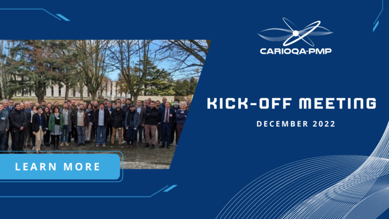 The CARIOQA-PMP project was kicked-off on December 14th 2022 – CARIOQA-PMP