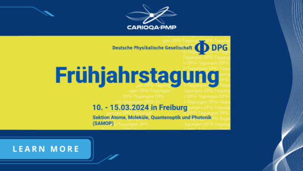 CARIOQA-PMP to be represented at the DPG SAMOP Conference on 14 March in Freiburg – CARIOQA-PMP