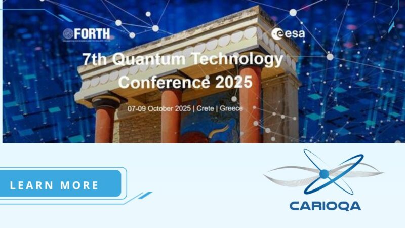 Join the 7th Quantum Technology Conference 2025 in Crete – CARIOQA-PMP
